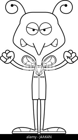 A cartoon doctor mosquito looking angry Stock Vector Image & Art - Alamy