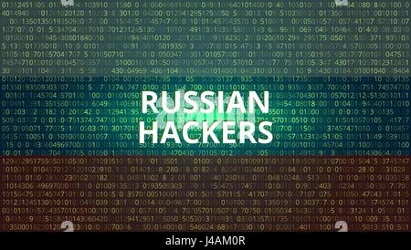 Russian Hackers Abstract Technology Background. Computer Code Stock ...