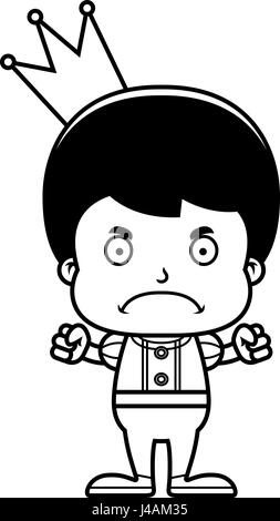 A cartoon prince boy looking angry Stock Vector Image & Art - Alamy