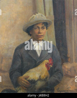'O Menino e a Ave' by Polycarpo di Primio portrays a young boy ...