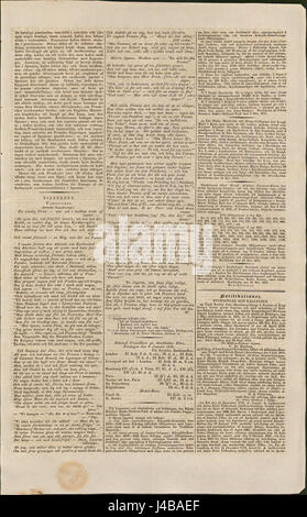 An issue of the Swedish newspaper 'Post och Inrikes Tidningar' dated ...