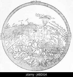 The world map of the Arab al-Idrisi from the year 1154 Stock Photo - Alamy