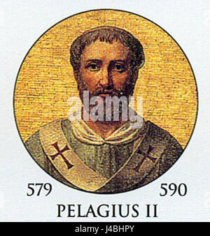 Pope Benedict II, bishop of Rome from 683 to 685 Stock Photo - Alamy