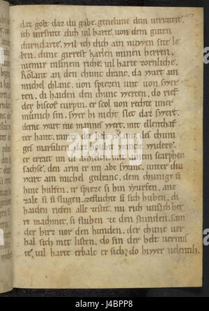 The 'Rolandslied,' an important epic poem from medieval Germany ...