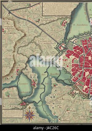 The 'Plan de Gand, 1678' is a historical map depicting the layout of ...