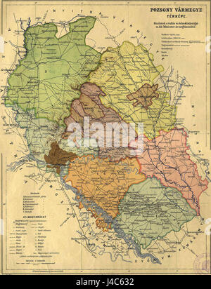 Map of Slovakia Stock Photo - Alamy