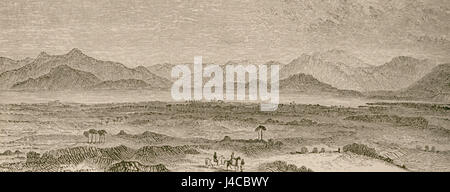 An 1882 illustration by Christopher Wordsworth depicting the Cave of ...