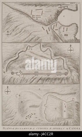 This map by Richard Pococke from 1745 shows the ancient city of Cyzicus ...
