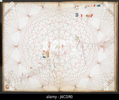 The Portolano (Egerton MS 2855) is a medieval maritime map used for ...
