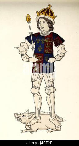 Medieval battle of Bosworth England Stock Photo - Alamy