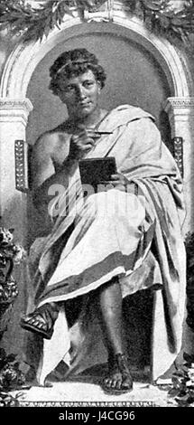 PUBLIUS OVIDIUS NASO known as Ovid Roman poet Colourised version of ...