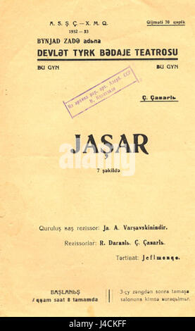 Program of Yashar Stock Photo - Alamy