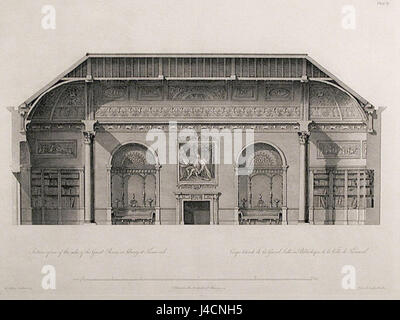Robert Adam Library in Kenwood House, London, England, UK Stock Photo ...