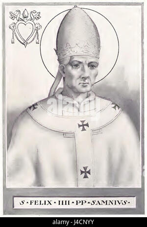 Felix II., Pope Stock Photo - Alamy
