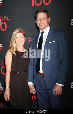 Brian Letscher and guest attending ABC's 'Scandal' 100th episode ...