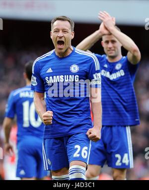 JOHN TERRY OF CHELSEA CELEBRAT ARSENAL V CHELSEA EMIRATES STADIUM ...