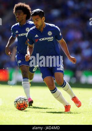 RADAMEL FALCAO OF CHELSEA ARSENAL V CHELSEA WEMBLEY STADIUM LONDON ...