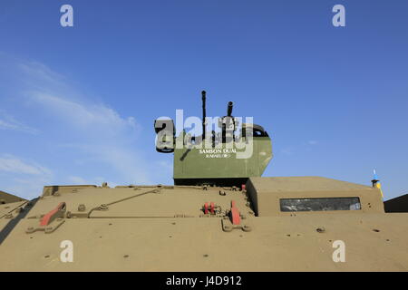 Israel, Rafael’s Samson Dual remote weapon station (RWS) at the Armored ...