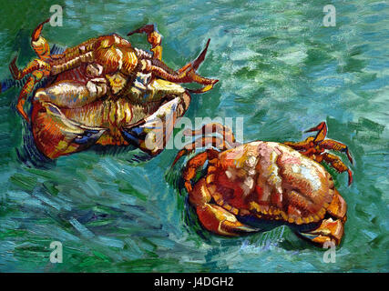 Two Crabs, 1889 - Vincent Van Gogh Stock Photo - Alamy