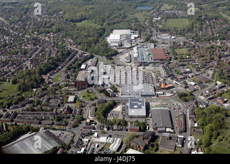 Middleton town centre, Middleton Shopping centre mall in run down Stock ...