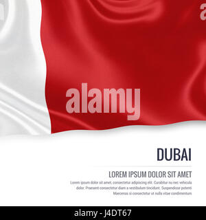 UAE, Dubai national flag illustration background image Stock Photo - Alamy