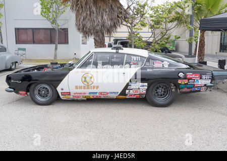 Torrance, USA - May 5 2017: LASD Motorsports Cuda on display during ...