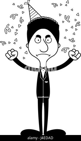 A cartoon party man looking angry Stock Vector Image & Art - Alamy