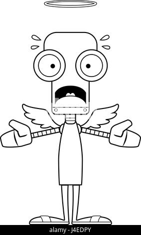 A cartoon angel looking scared Stock Vector Image & Art - Alamy