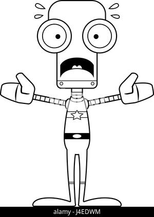 A cartoon superhero looking scared Stock Vector Image & Art - Alamy
