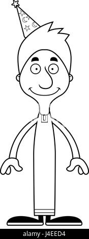 A cartoon wizard man smiling Stock Vector Image & Art - Alamy