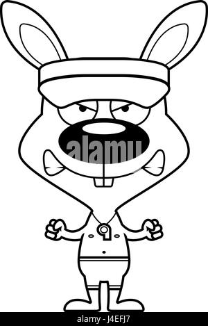 A cartoon lifeguard bunny looking angry Stock Vector Image & Art - Alamy