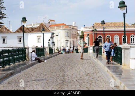 Beautiful old buildings along the Estero de la Rivera in Ayamonte ...