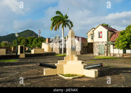 Fort Oranje, Oranjestad, capital of St. Eustatius, Statia, Netherland ...