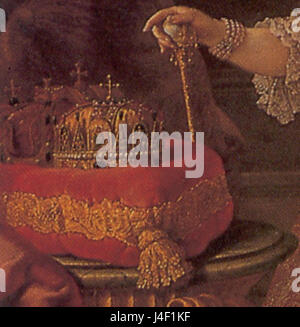 This portrait by Martin van Meytens depicts Maria Josepha of Bavaria ...