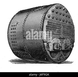 The Scotch marine boiler is a type of steam boiler commonly used in ...