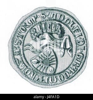 The Seal of Adolf IX of Holstein-Kiel refers to an official seal used ...