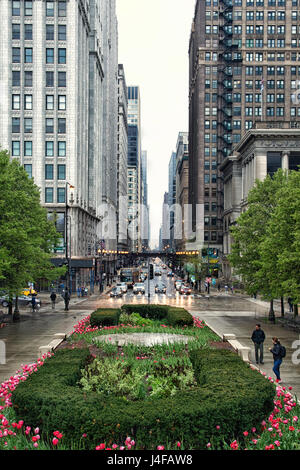Michigan Avenue or The Magnificent Mile, famous for its shopping ...