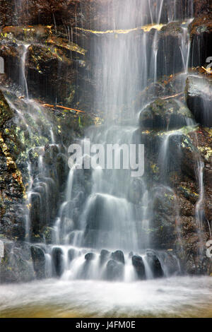 The waterfall of Kalidonia (or "Kaledonia") close to Platres village ...