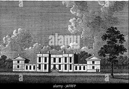 Shardlow Hall early 1800s Stock Photo - Alamy