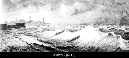 Slastion-Cossack boats reach Constantinople Stock Photo - Alamy