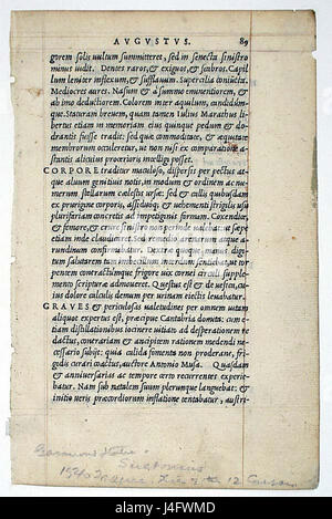 Suetonius Lives of the Twelve Caesars 1540 Stock Photo - Alamy