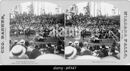 Sullivan - Kilrain stereocard 3 Stock Photo - Alamy