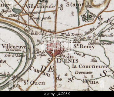 The Carte de Cassini is a detailed French map series, and the map of ...