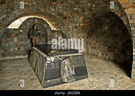 The tomb of Archbishop Makarios III, at "Throni tis Panagias" (Throne ...