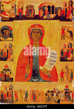 This icon, from the Byzantine School, features Christ Pantocrator with ...