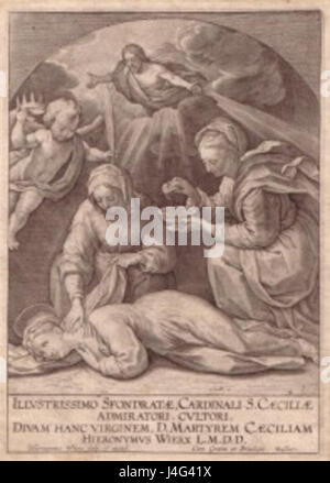 St. Cecilia, the patron saint of music, is often depicted playing an ...