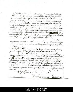 Steven Foster letter page 2 Stock Photo - Alamy