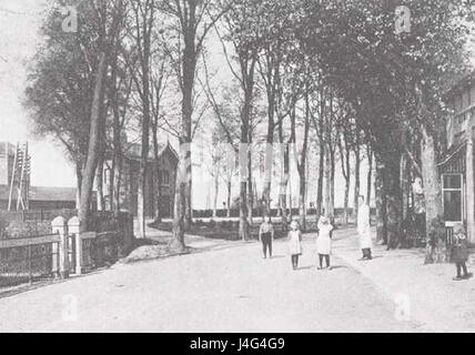 Station Scheemda 1925 vanaf Eexterweg Stock Photo - Alamy