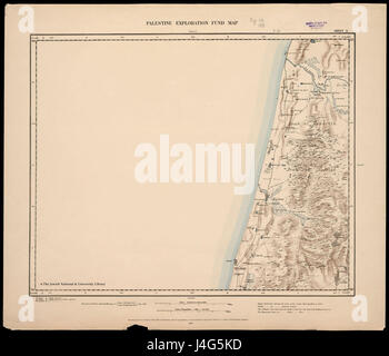 A map of Palestine, detailing the geography and historical restoration ...