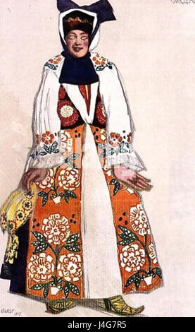 Stage design for the opera Sadko by N. Rimsky-Korsakov. Museum: State ...